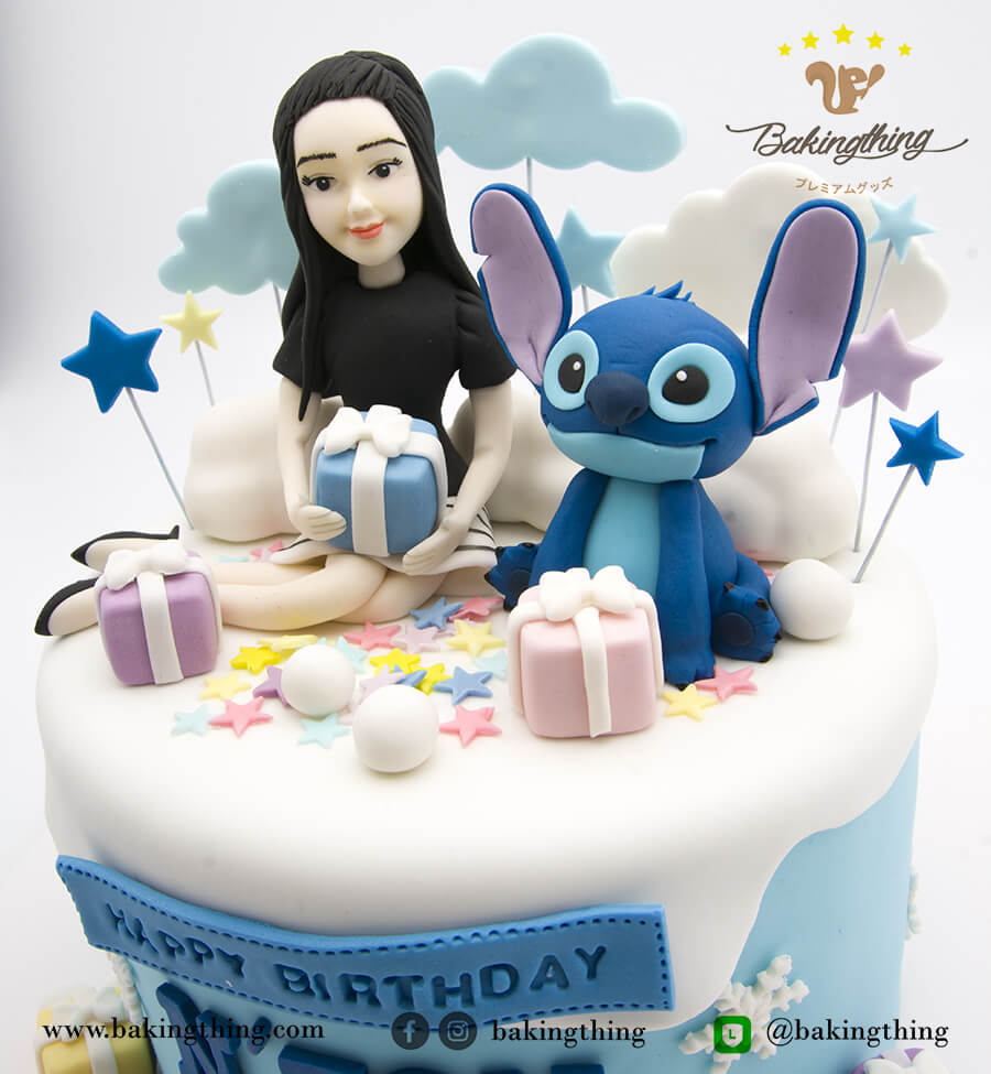 เค้ก 3 มิติ Stitch - Bakingthing.com
