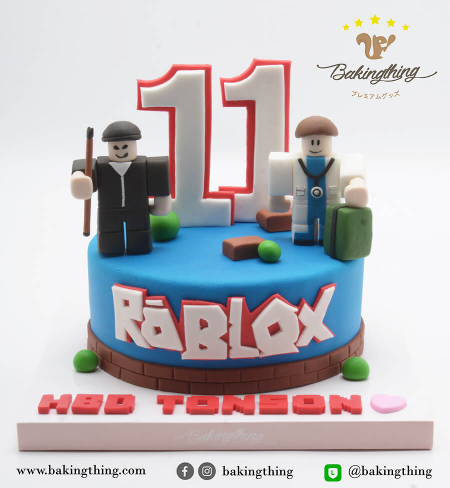 เค้ก 3 มิติ Roblox - Bakingthing.com