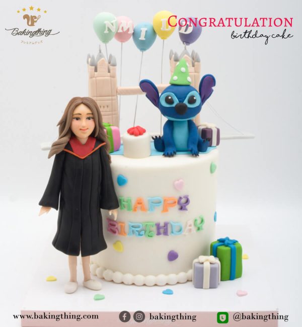 เค้ก 3 มิติ Stitch - Bakingthing.com